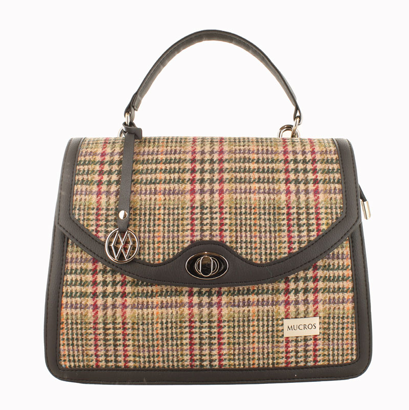 Mucros Weaver ‘Orla’ Wool & Faux Leather Handbag – The Celtic Ranch