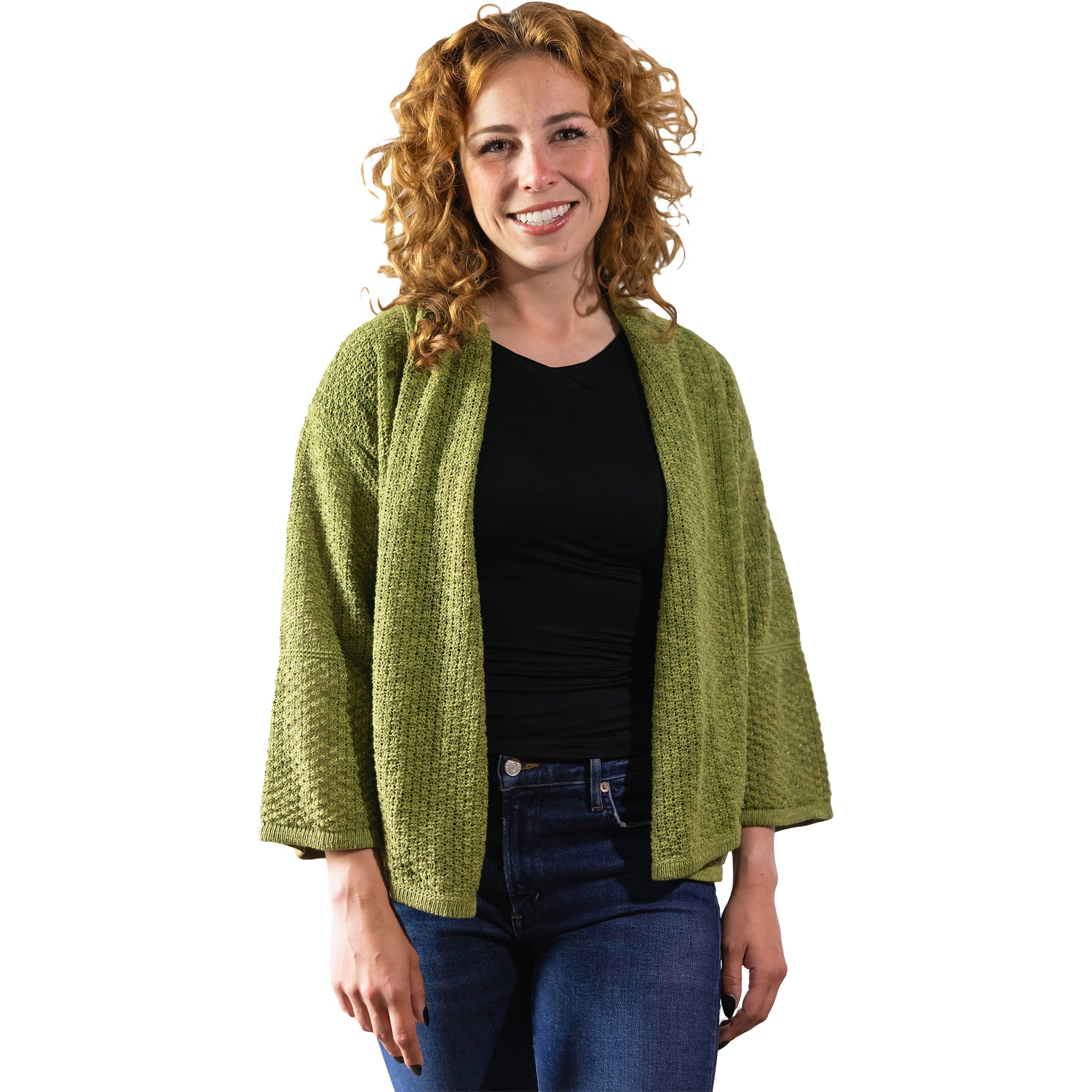 Women's Crail Two-Tone Linen & Cotton Cardigan – The Celtic Ranch